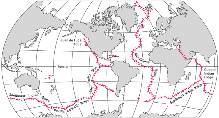 Ocean Relief : Key Features and Types of Ocean Relief - GKToday
