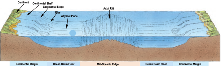 Ocean Relief : Key Features and Types of Ocean Relief – GKToday