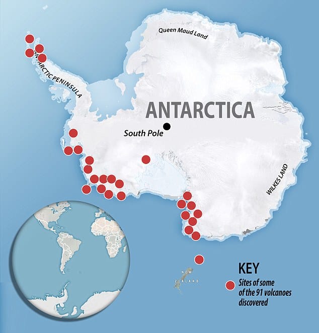 Earths Largest volcanic region found in Antarctica - GKToday