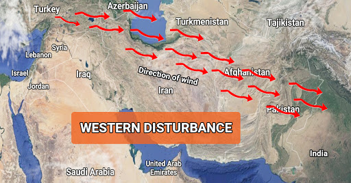 Unusual Behavior of Western Disturbances in India - GKToday