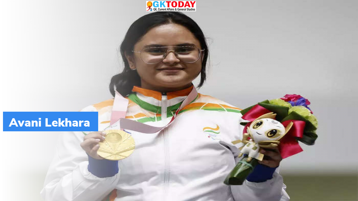 Avani Lekhara: 1st Indian woman to win 2 Paralympic medals – GKToday Avani Lekhara: 1st Indian woman to win 2 Paralympic medals – GKToday