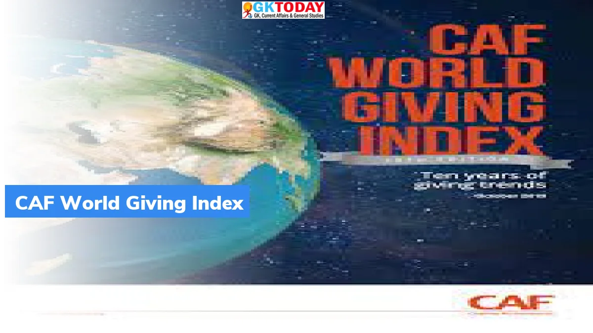 CAF World Giving Index 2021- Highlights - GKToday