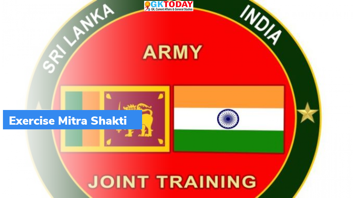 Exercise Mitra Shakti - GKToday
