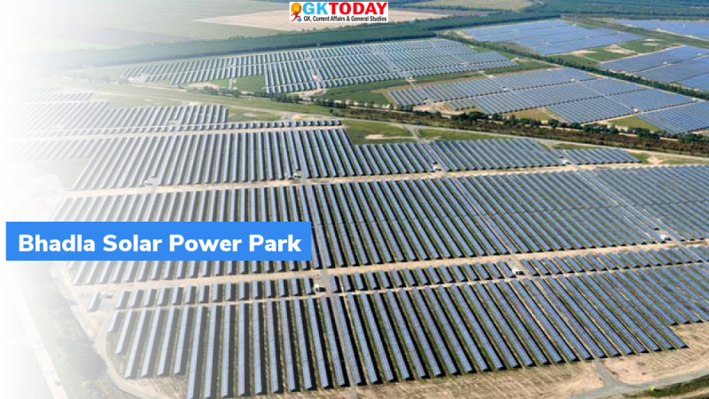 World’s largest solar power park in Bhadla- Explained – GKToday