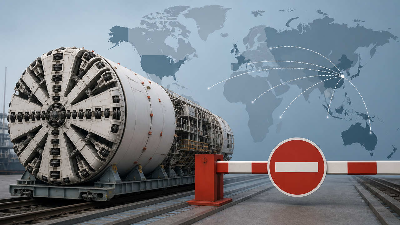 China Restricts Exports of Tunnel Boring Machines – GKToday